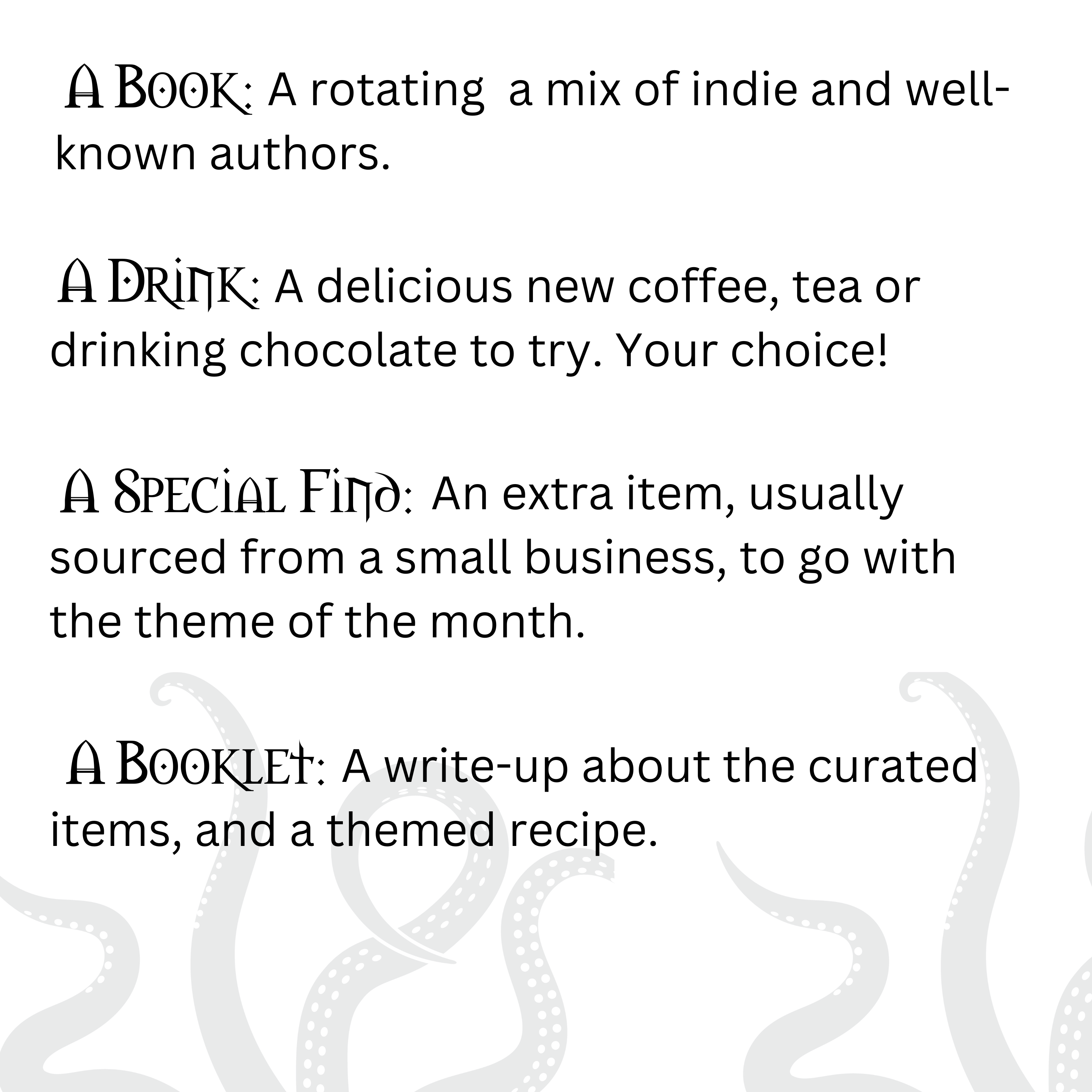 Monthly book subscription box for coffee and tea lovers – Caffeine ...